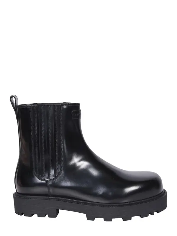 Givenchy Leather Ankle Boots - Black