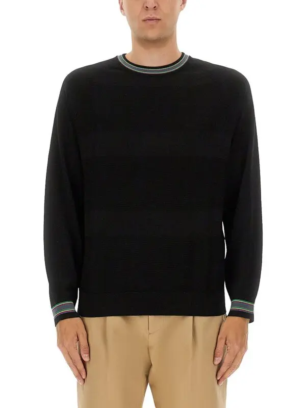 Paul Smith Wool And Cotton Sweater - Black