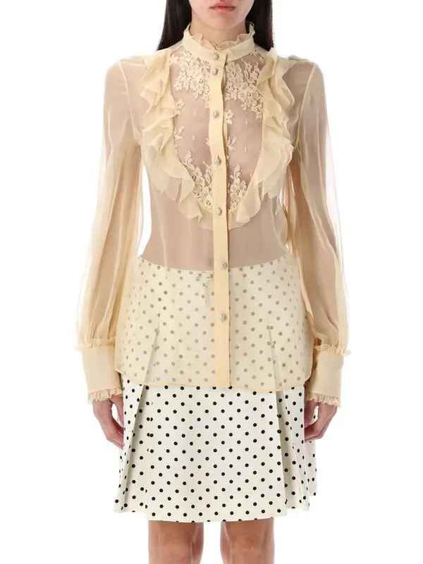 Valentino Garavani Chiffon Blouse - Betulla
