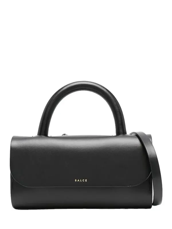 SALCE Cylindrical Tote Bag - Black