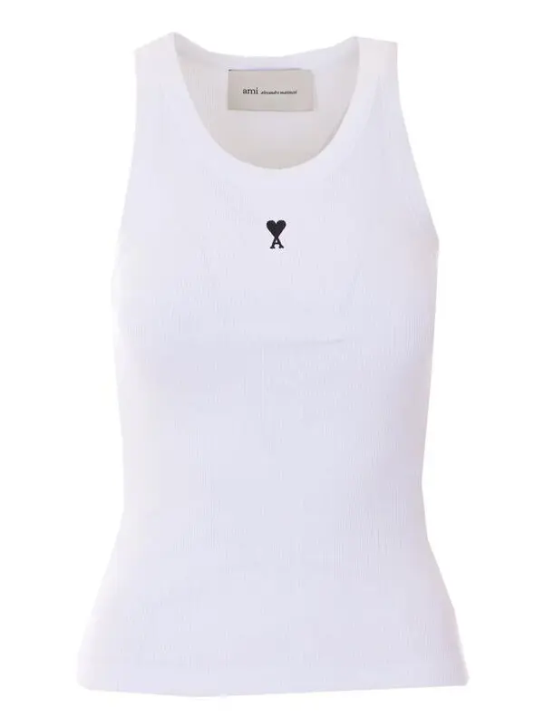 Ami Tank Top - White