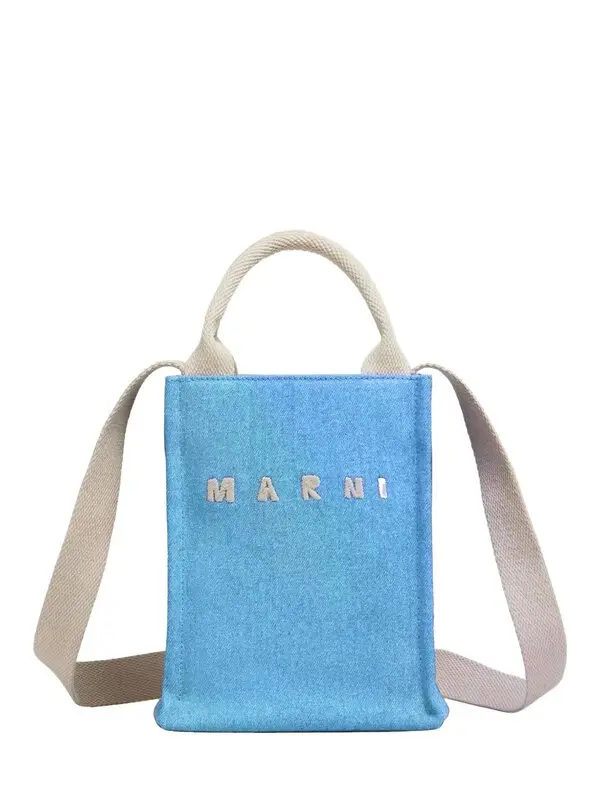 Marni Denim Mini Tote - Blue