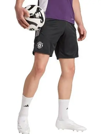 Adidas Manchester United 2025/26 Aeroready® Training Shorts - Black