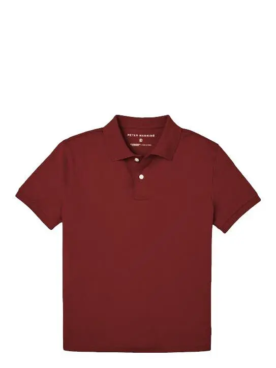 PETER MANNING NYC James Polo Shirt - Burgundy