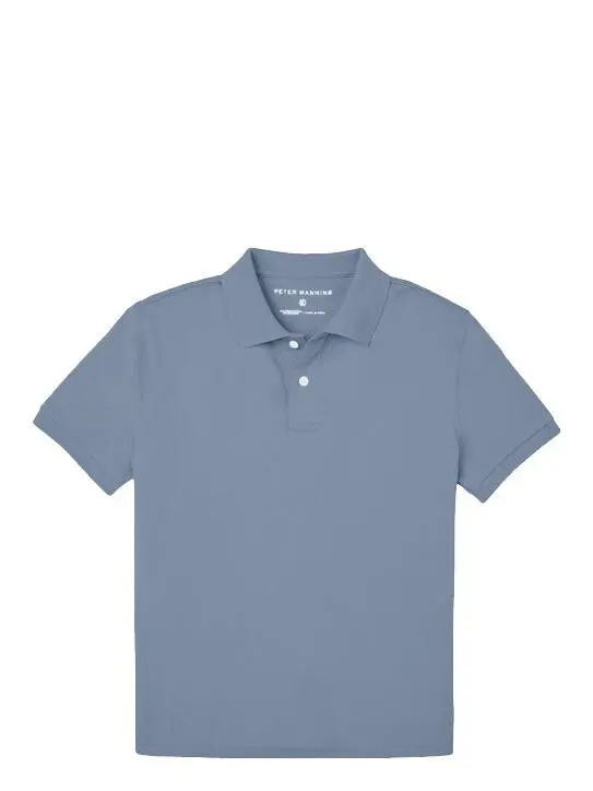 PETER MANNING NYC James Polo Shirt - Slate