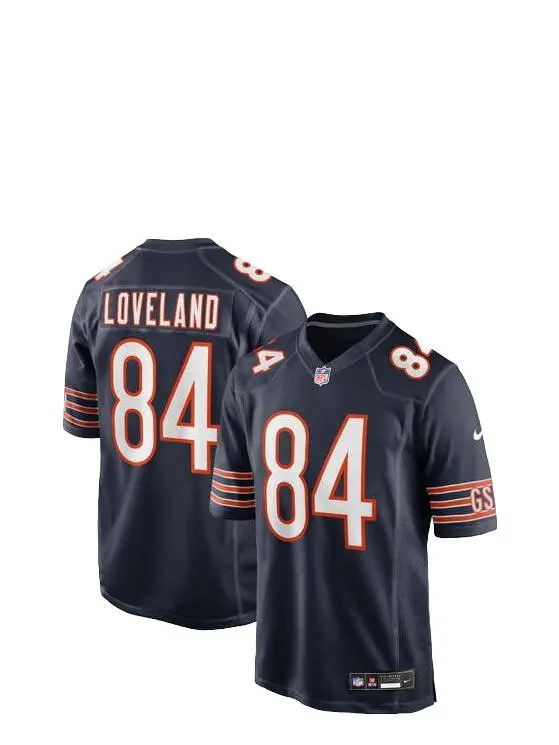 Nike Colston Loveland Chicago Bears 2025 Nfl Draft First Round Pick Game Jersey - Navy