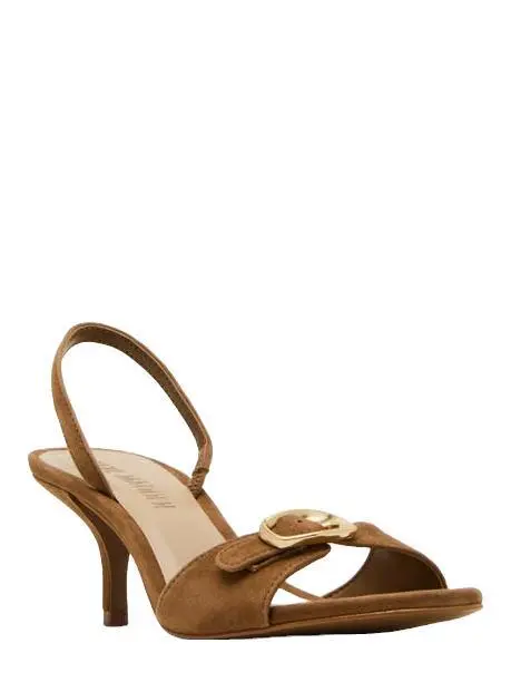 Steve Madden Henrietta Slingback Sandal - Cognac Suede