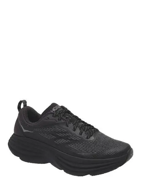 HOKA® Bondi Caged Sneakers - Black / Black