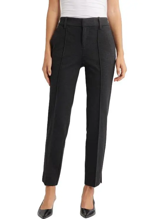 LIVERPOOL Gemma High-waist Ponte Pants - Hthr Chrcl