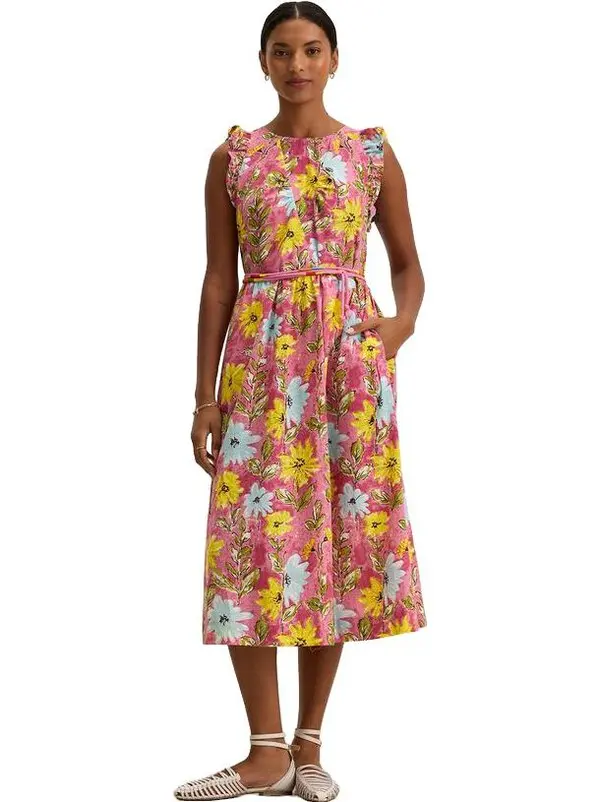 Velvet By Graham & Spencer Elaria Cotton Dress - Floral