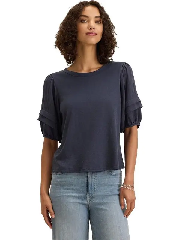 Velvet By Graham & Spencer Haden Top - Denim