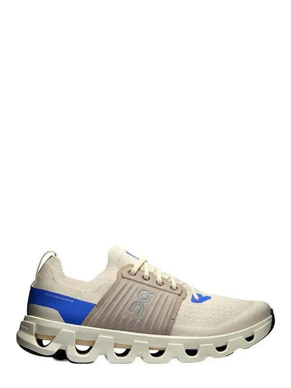 On Running Cloudswift 4in - Cream/cobalt Blue