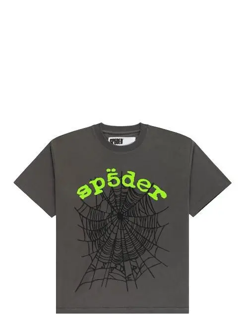 SP5DER Og Web V2 Tee Shirt - Slate Grey
