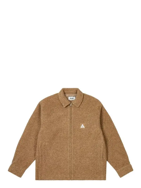 PALACE Wooly Zip Jacket - Beige