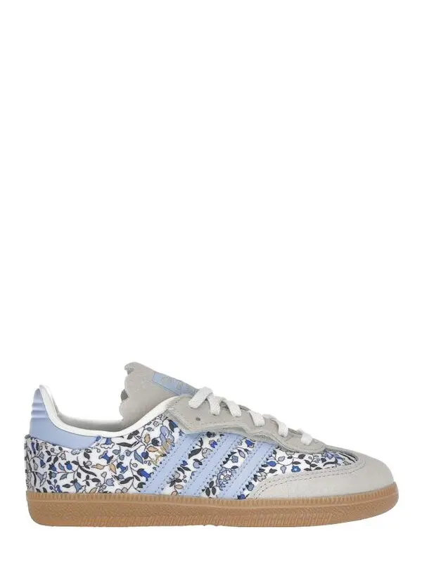 Adidas Samba Og Comfort Closure Liberty London Floral Sneakers - Blue/off White/gum