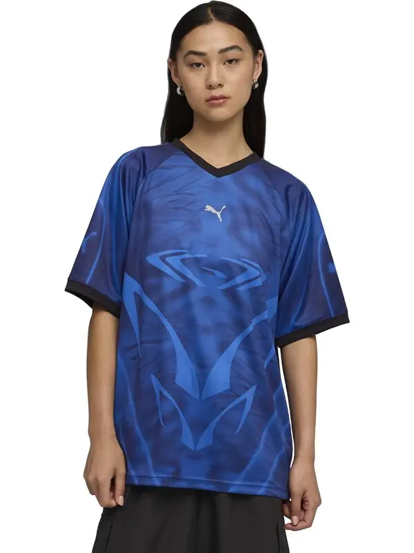 PUMA Tech-x Relaxed Soccer Jersey - Blue