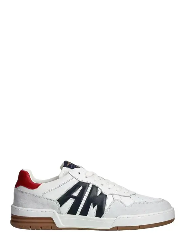 AERONAUTICA MILITARE Leather Logo Sneakers - White