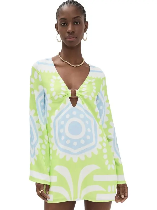SEVEN WONDERS Caledeira Mini Dress - Caledeira Lime