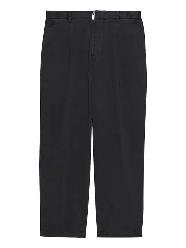 Helmut Lang Pleated Loose Fit Zoot Pants - Blk