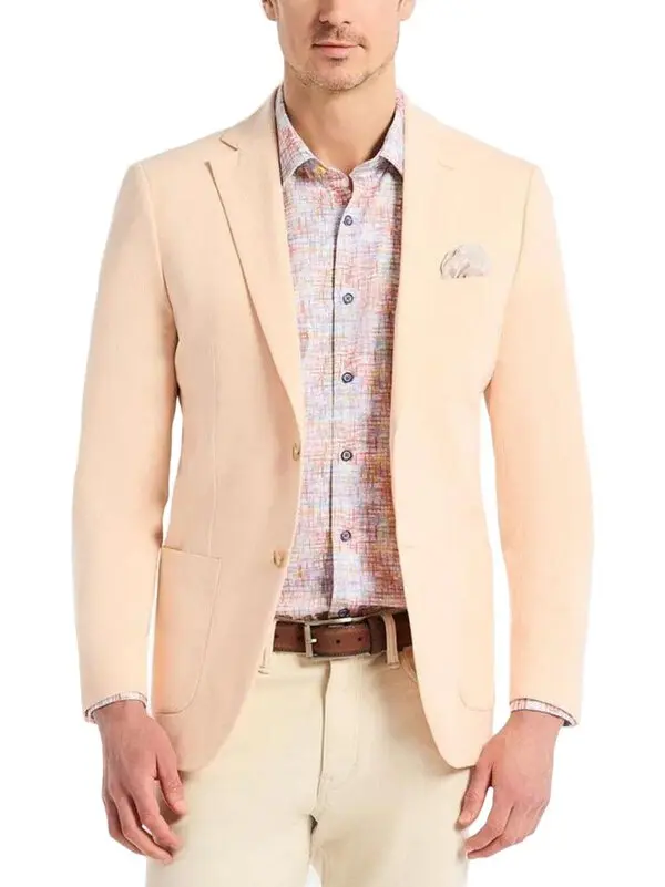 Robert Graham Rayburn Seersucker Sport Coat - Lt Orange