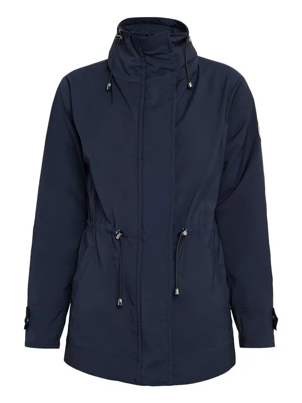 Gorski Lightweight Jacket With Concealed Hood - Navy