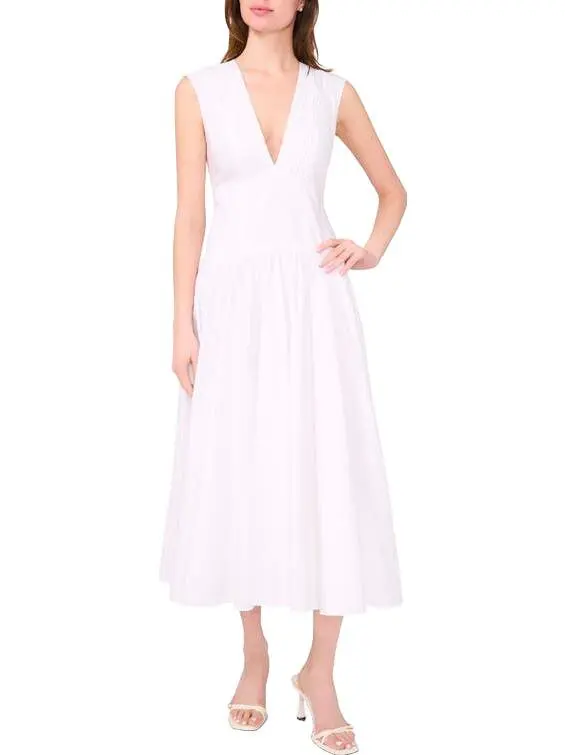 Parker Abria Sleeveless Cotton Sundress - Lucent White