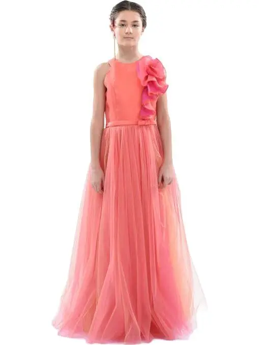 TULLEEN Malaga Tulle Dress - Orange