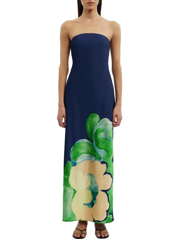 Significant Other Esme Strapless Dress - Apple Daze Floral