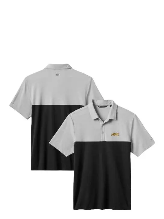 Travis Mathew Black San Diego Padres Home Run Leader Polo - Gray