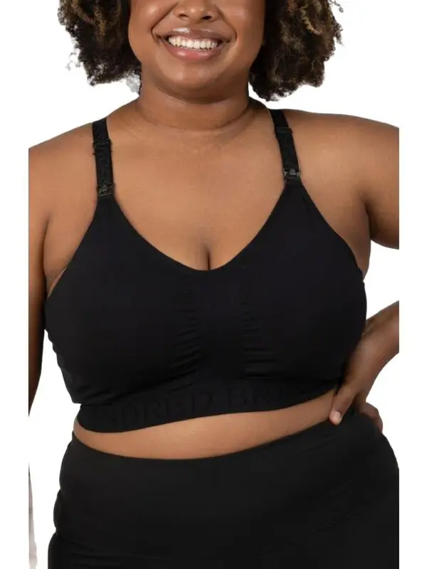 KINDRED BRAVELY Busty Sublime Nursing Sports Brafits Sizes 30e-40i - Black