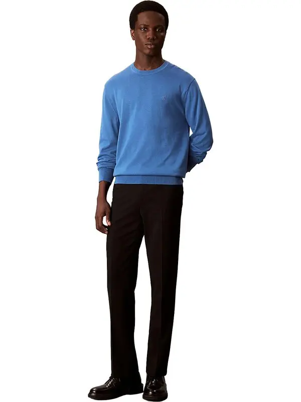 Calvin Klein Supima Cotton Classic Sweater - Royal Lagoon