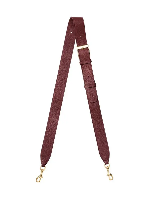 BY BANOO Cross Body Strap - Burgundy/gold