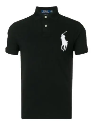 Polo Ralph Lauren Shortsleeve Big Pony Mesh Polo Shirt - Black