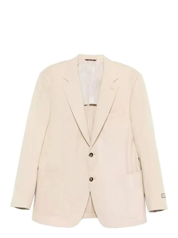 Canali Single-breasted Blazer - Neutrals