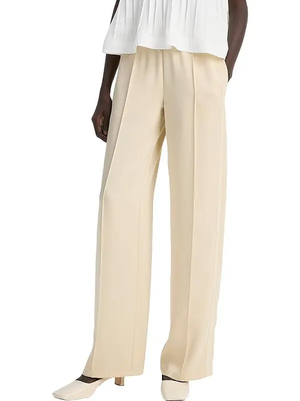 Vince Mid Rise Side Stripe Trousers - Pale Canyo