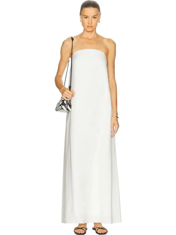 Sablyn Arden Strapless Maxi Dress - White