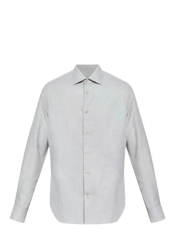 Eleventy Lightweight Button-up Shirt - Grey