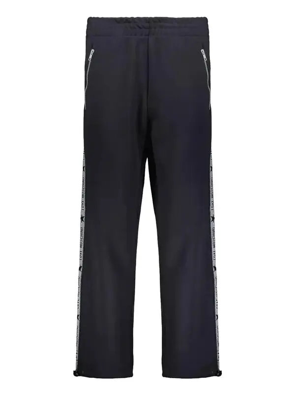 Moschino Side-stripe Trousers - Blue