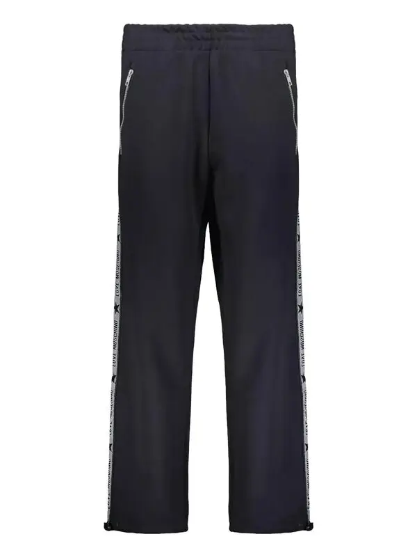 Moschino Side-stripe Trousers - Blue