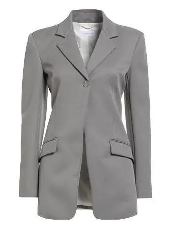 Patrizia Pepe Single-breasted Blazer - Grey