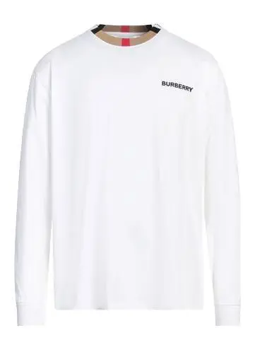 Burberry T-shirt Size Cotton, Elastane - White