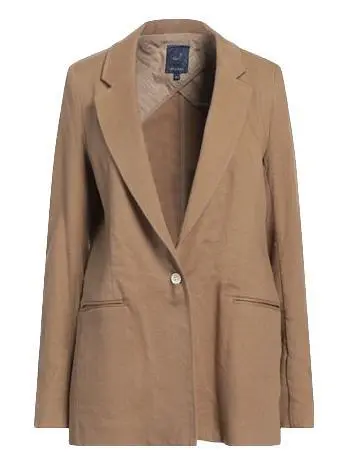 JACOB COHЁN Single-breasted Twill Blazer - Beige