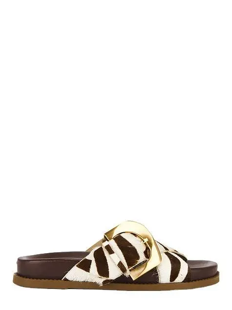 Schutz Lois Sporty Sandal - Off Brown