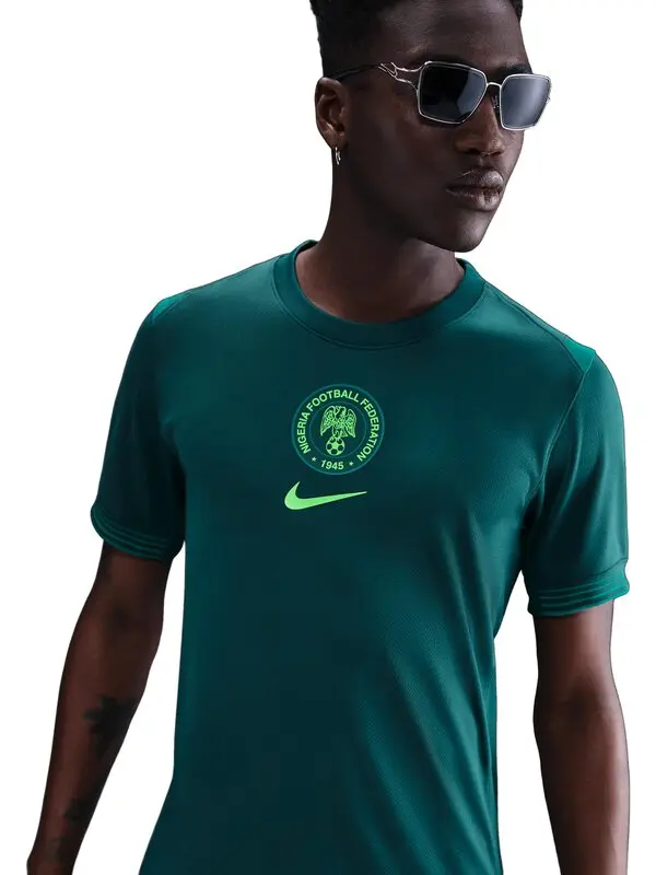 Nike Nigeria 2025 Stadium Home Dri-fit Soccer Replica Jersey - Blue