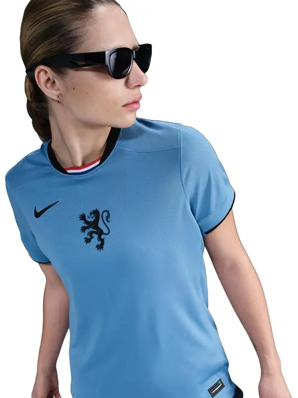 Nike Netherlands 2025 Stadium Away Dri-fit Soccer Replica Jersey - Blue