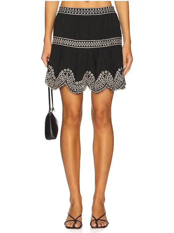 SCARLETT POPPIES Aya Skirt - Black