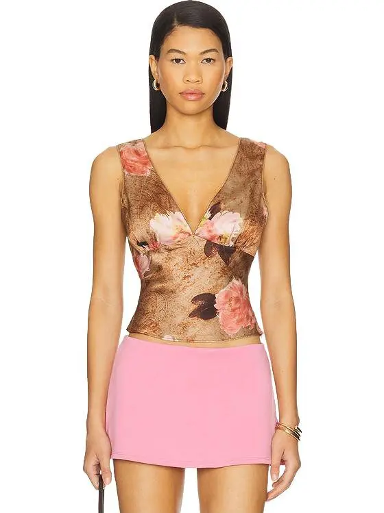 NIA Celia Top - Brown