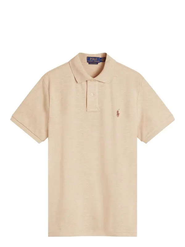 Polo Ralph Lauren Custom Fit Polo - Expedition Dune Heather