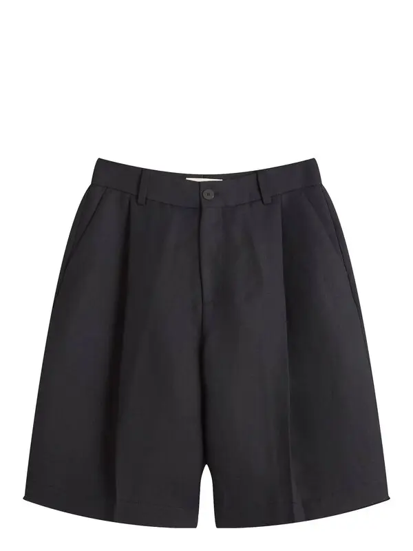 Studio Nicholson Fowld Tailored Shorts - Darkest Navy