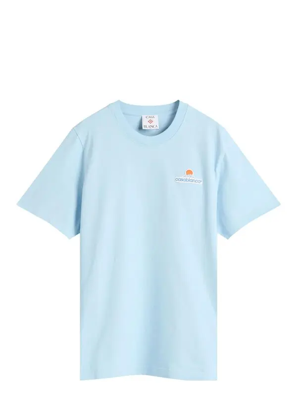 Casablanca Montagne Patch T-shirt - Blue
